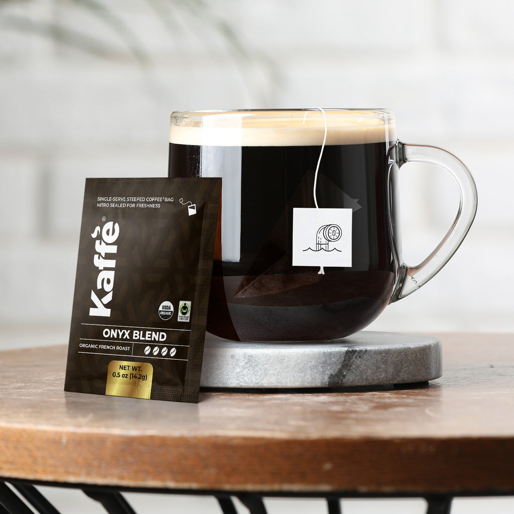 Onyx Blend - French Roast Coffee Steeped Bag (5pack) – Kaffe Products